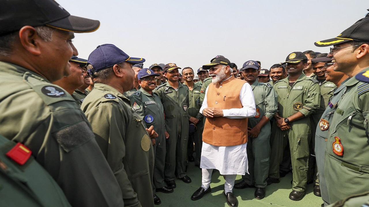 PM Modi travels to Adampur air base, interacts with soldiers