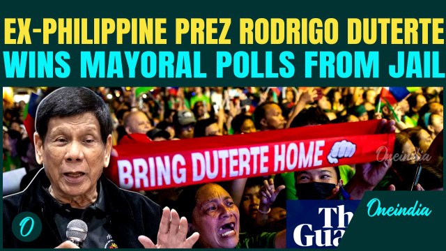 Rodrigo Duterte Storms Back to Power From Jail: Ex-Philippines ...