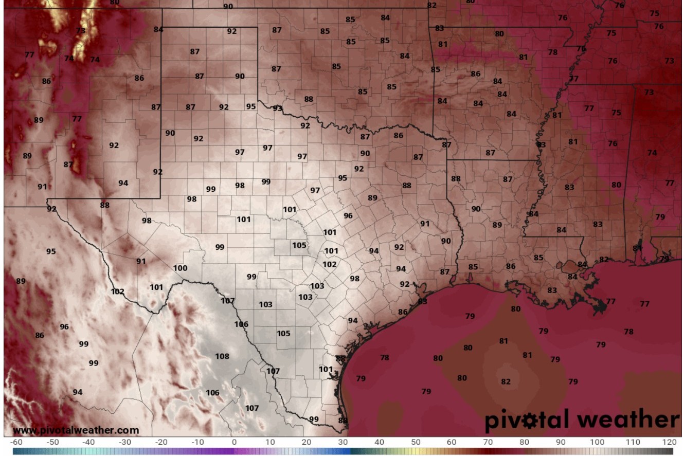 Texas temperatures to reach 100s on Tuesday. How hot will Houston get?