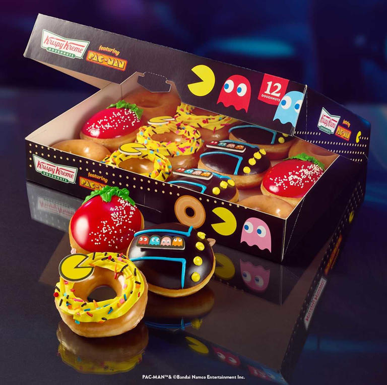 Special Krispy Kreme Doughnuts Mark Pac-Man's 45th Birthday