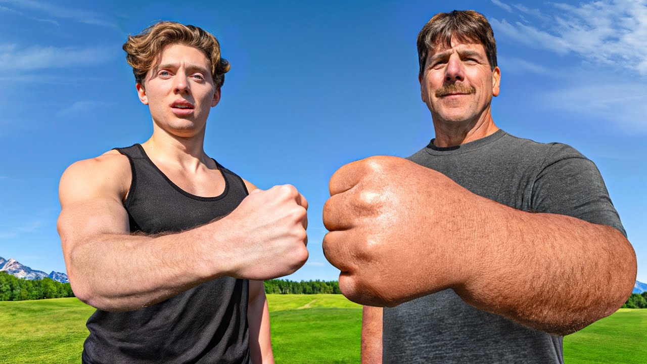 The Man With The Worlds Largest Arms!