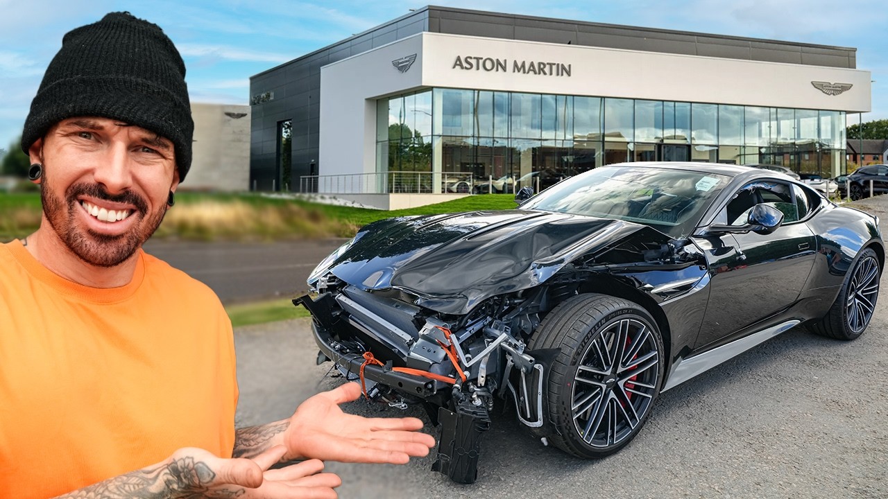 The Mystery Behind This Crashed Aston Martin DB12