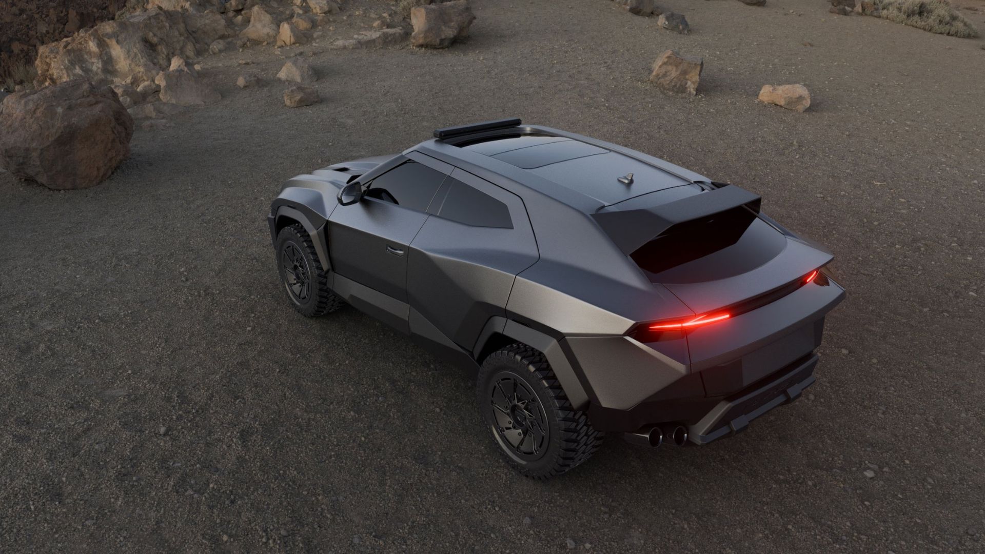 Photos: 800-hp bulletproof Bat-tank beast SUV with Dark Knight armor ...