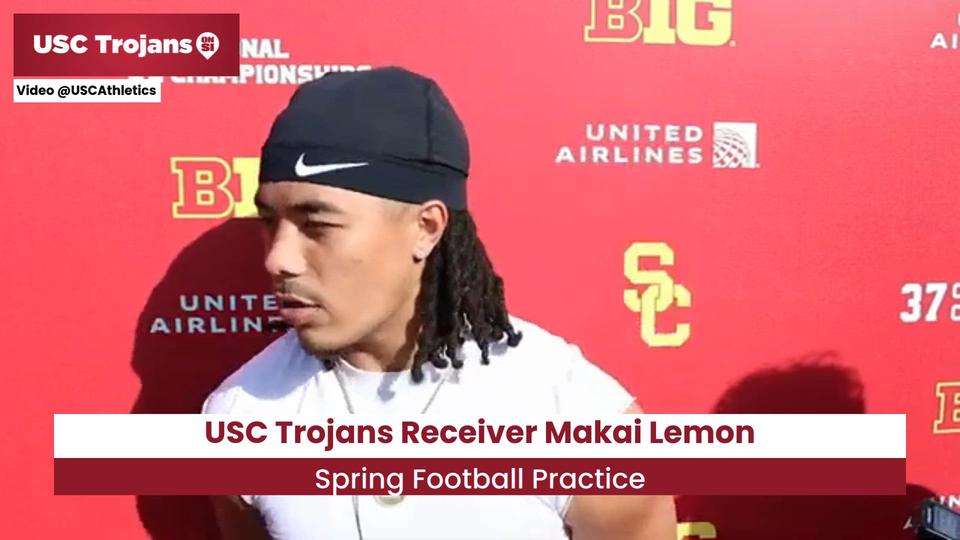 USC receiver Makai Lemon Evaluates Returning Players, Freshmen