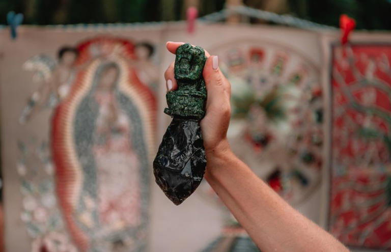 Obsidian Blades At The Main Aztec Temple Came From Enemy Territory