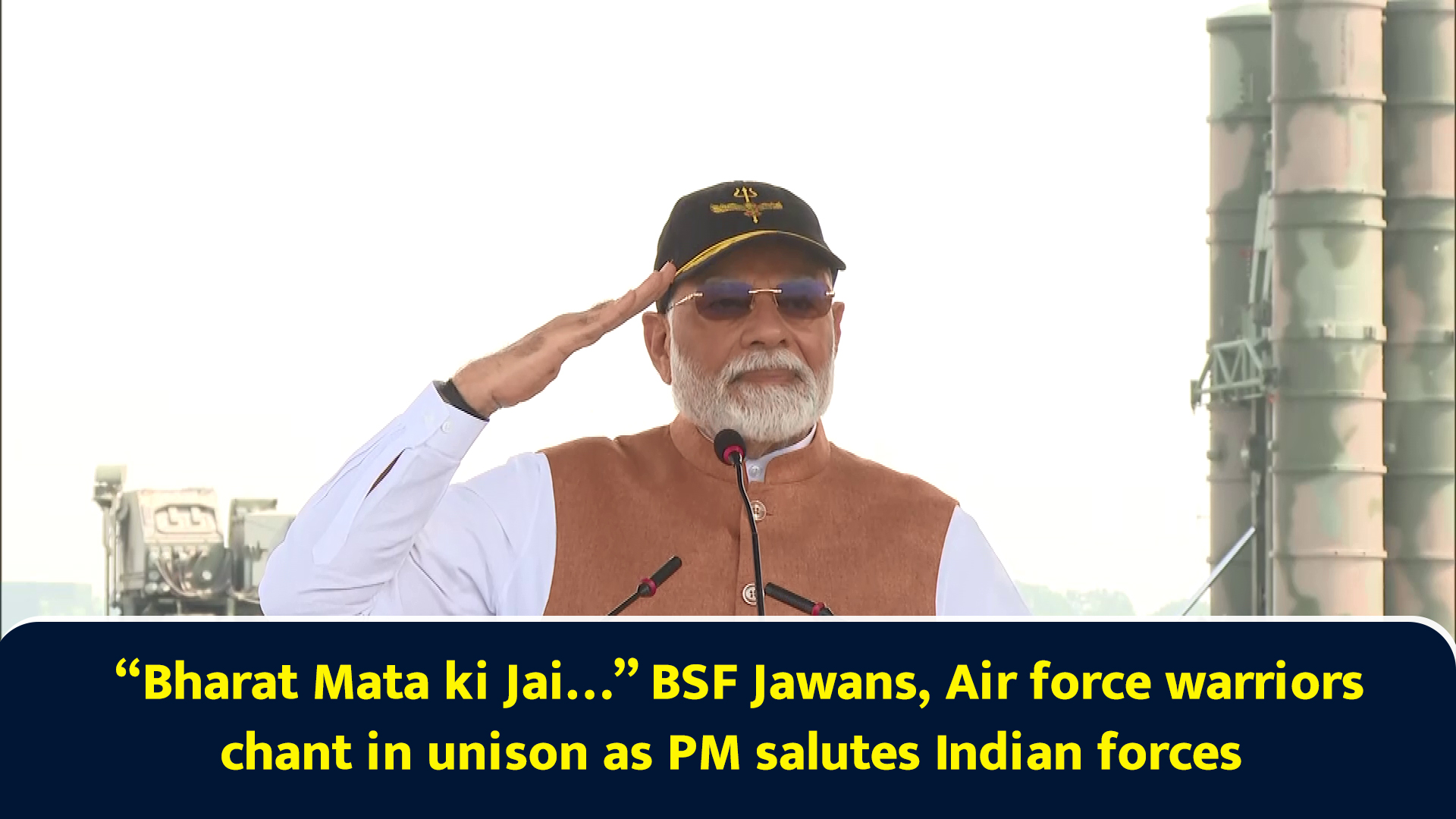 “Bharat Mata ki Jai…” BSF Jawans, Air force warriors chant in unison as ...