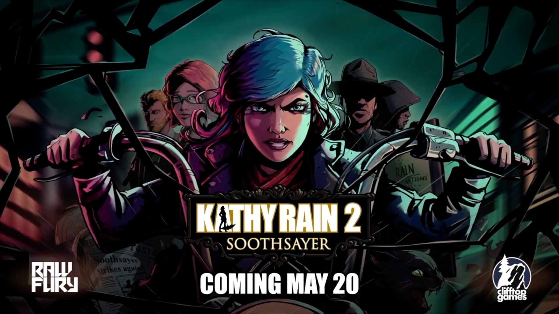 Kathy Rain 2 Soothsayer Official Release Date Announcement Trailer