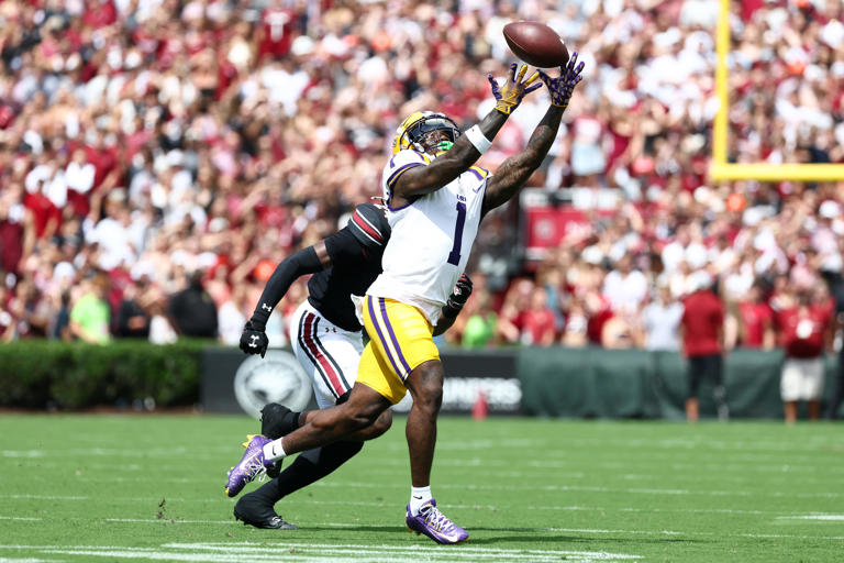 Predicting stats for every LSU football wide receiver in 2025