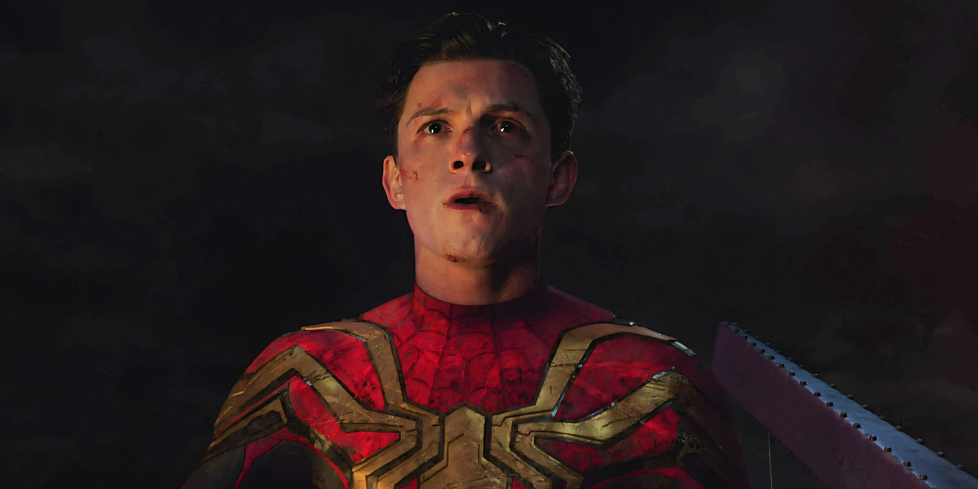 Tom Holland's Peter Parker Suits Up In The Venom Symbiote In Haunting ...