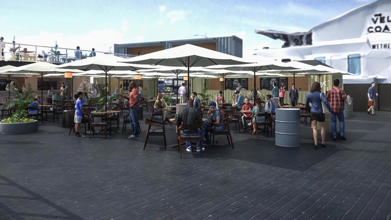 Updated Blackpool prom food & drink venue made of shipping containers ...