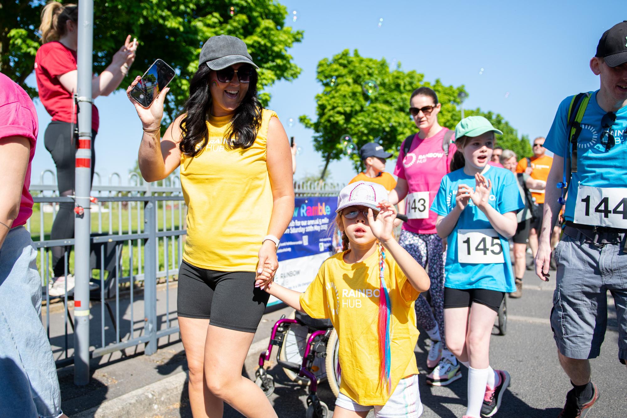 23 colourful pics as hundreds join Chorley comedian Steve Royle for a ...