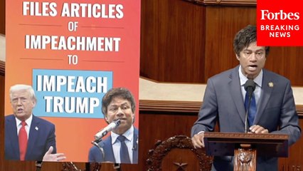 Shri Thanedar Files 7 Articles Of Impeachment Against President Trump