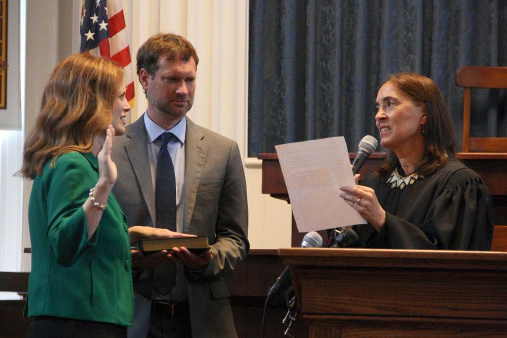 North Carolina Supreme Court Justice Allison Riggs sworn in after long ...