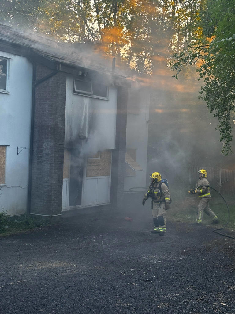 Fire crews tackle suspicious blaze at former care home in Clayton Brook