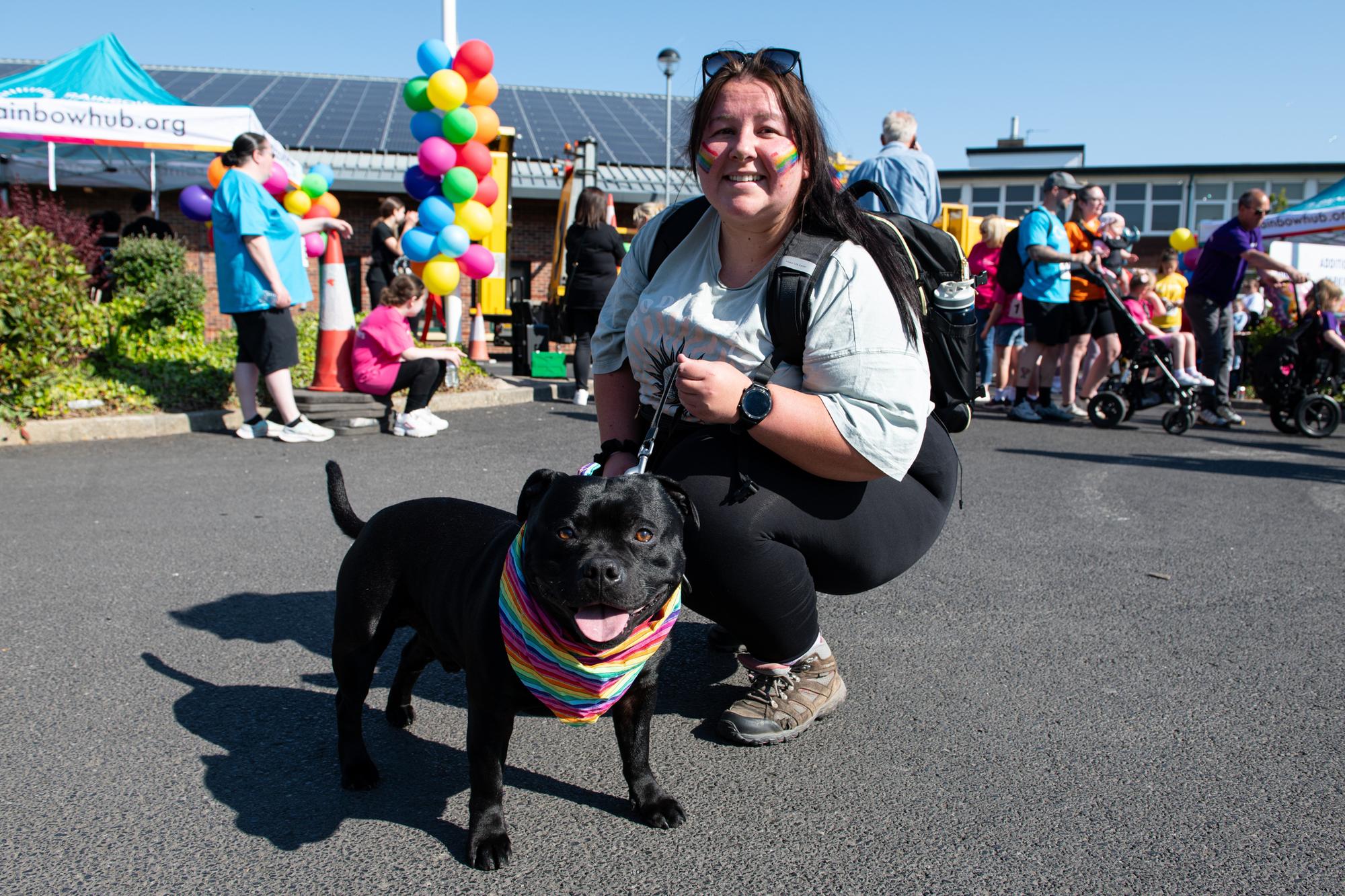 23 colourful pics as hundreds join Chorley comedian Steve Royle for a ...