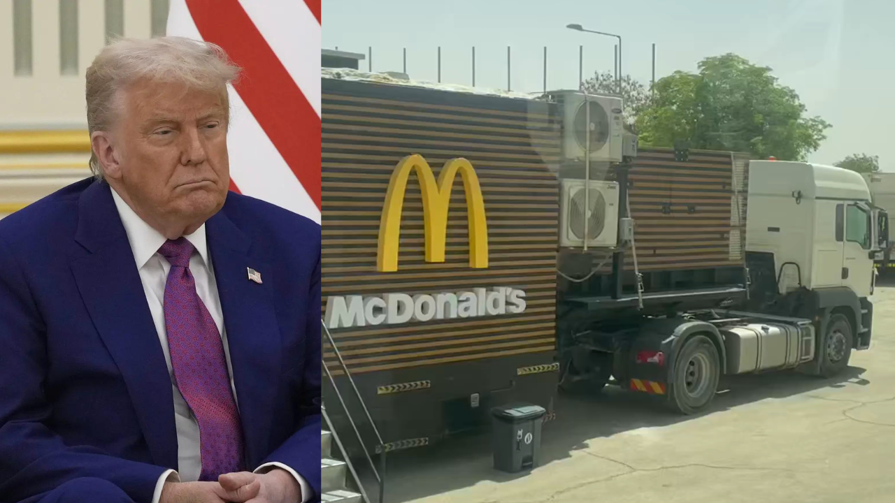 McDonald’s for US President? Mobile fast food truck seen in Saudi ...