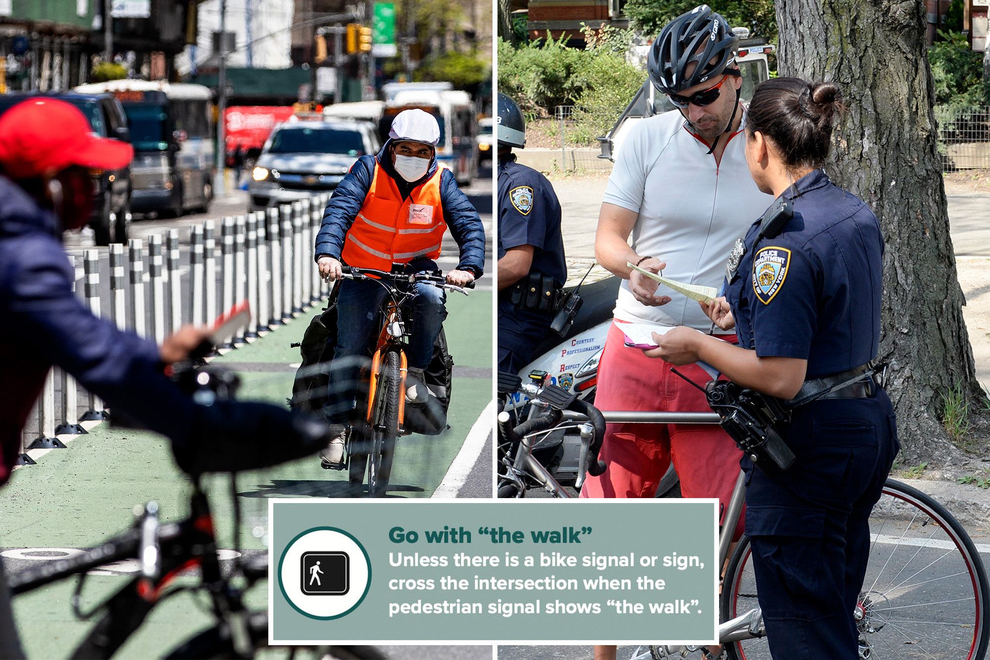 NYPD doling out red light tickets to cyclists despite ‘go with the walk ...
