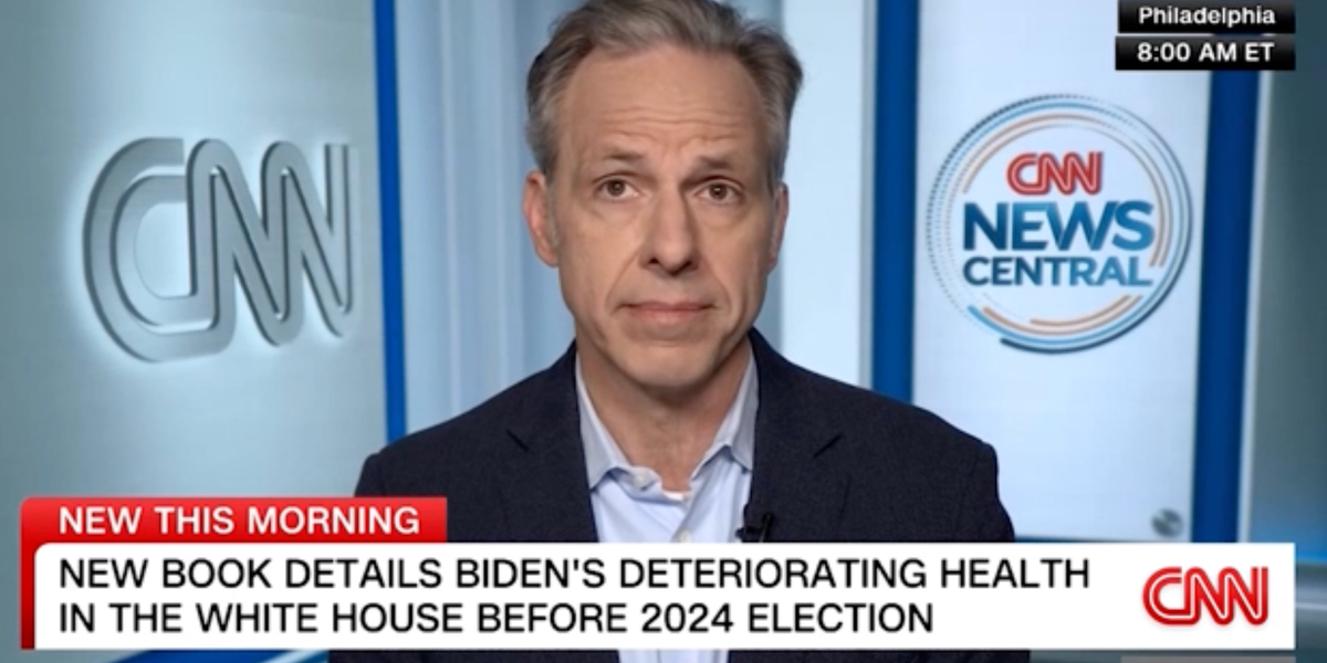 Jake Tapper Accuses Biden's White House Of Lying About Ex-President's ...