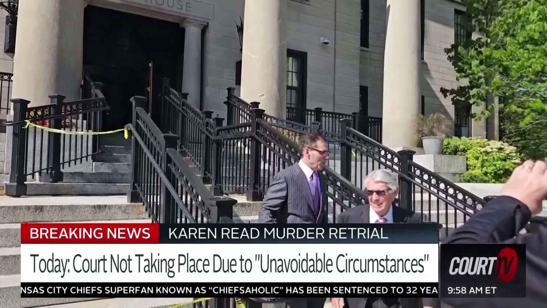 Special Prosecutor Hank Brennan Leaves Courthouse