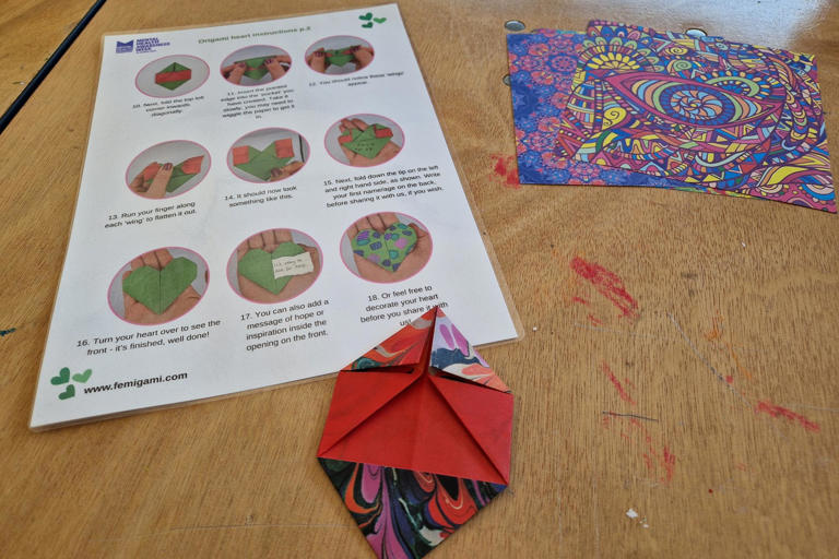 Finding a love for folding at Worthing origami workshop