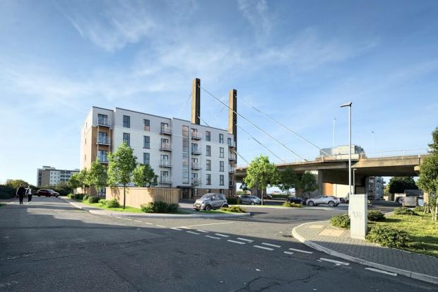 Towering new block of flats planned next to George Street Bridge