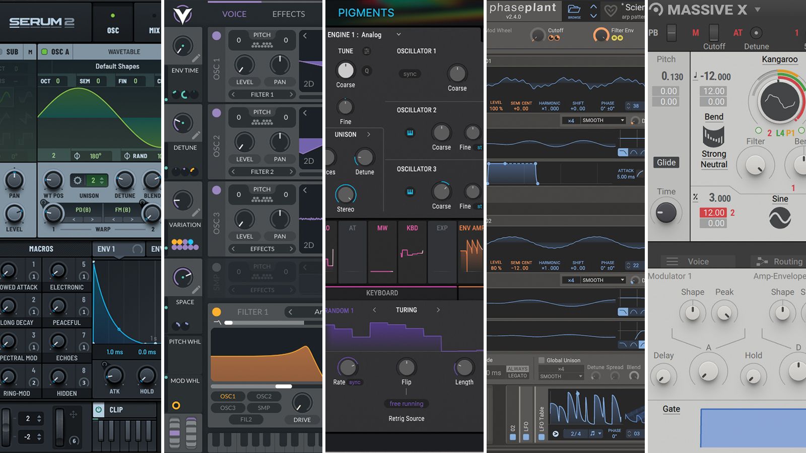 The ultimate soft synth showdown: Serum 2, Pigments 6, Phase Plant ...