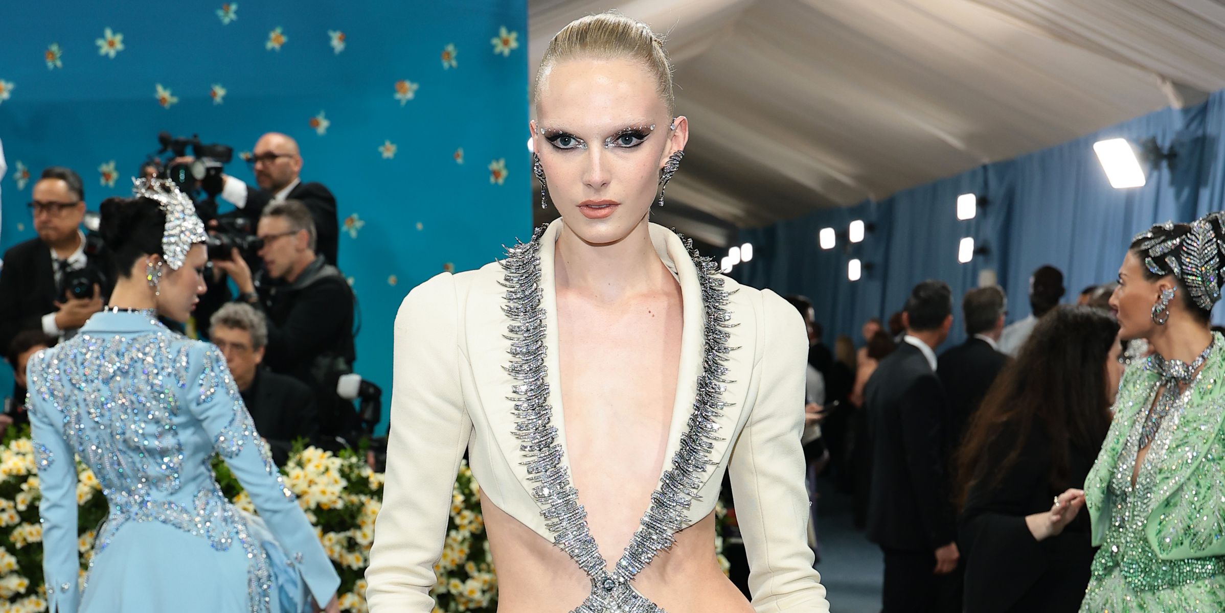 Alex Consani Is Fully Dripping in Swarovski Crystals on the 2025 Met ...