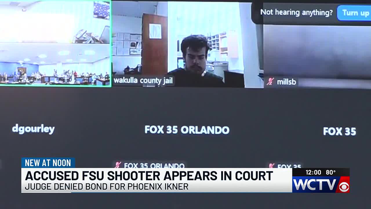 FSU shooting suspect denied bond in court Tuesday, ordered no contact ...