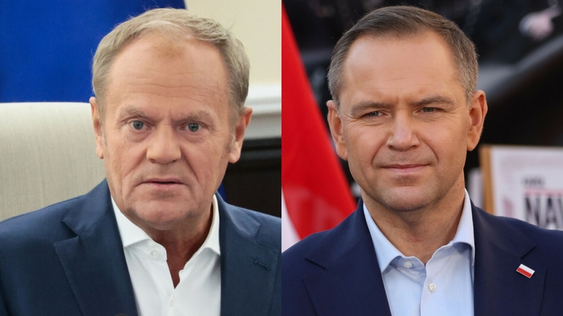 "Rosja się cieszy". Tusk uderzył w Nawrockiego, chwilę później dostał ...