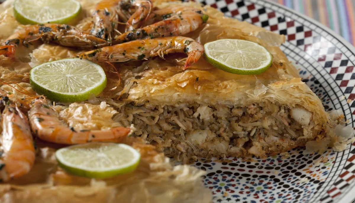 Pastilla marocaine aux fruits de mer