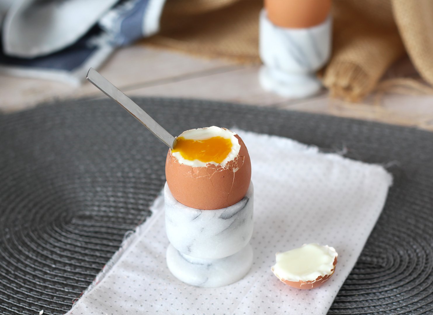 Ovo à la coque: cozimento perfeito