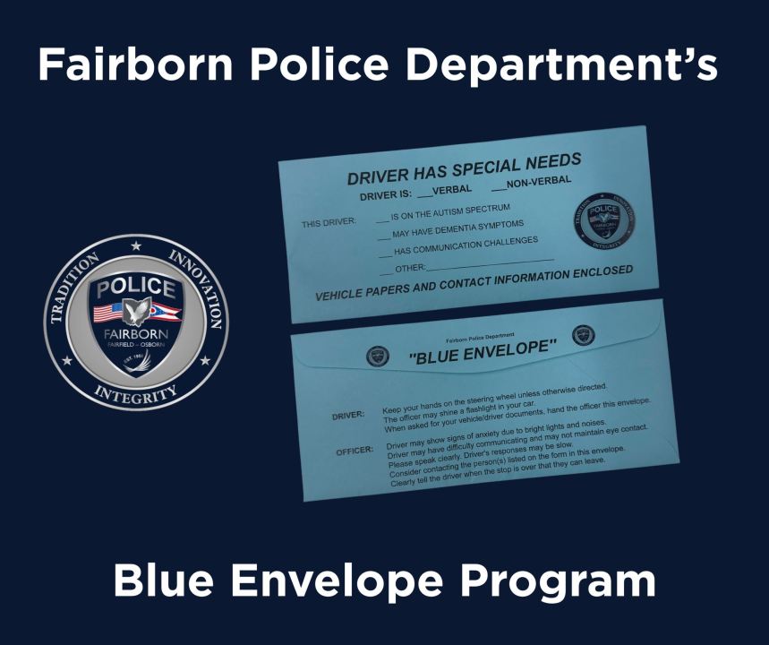 Fairborn and Miami County launch Blue Envelope program for drivers with ...