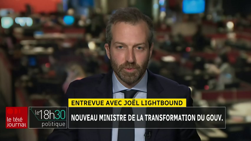Entrevue avec Joël Lightbound, nouveau ministre des Travaux publics