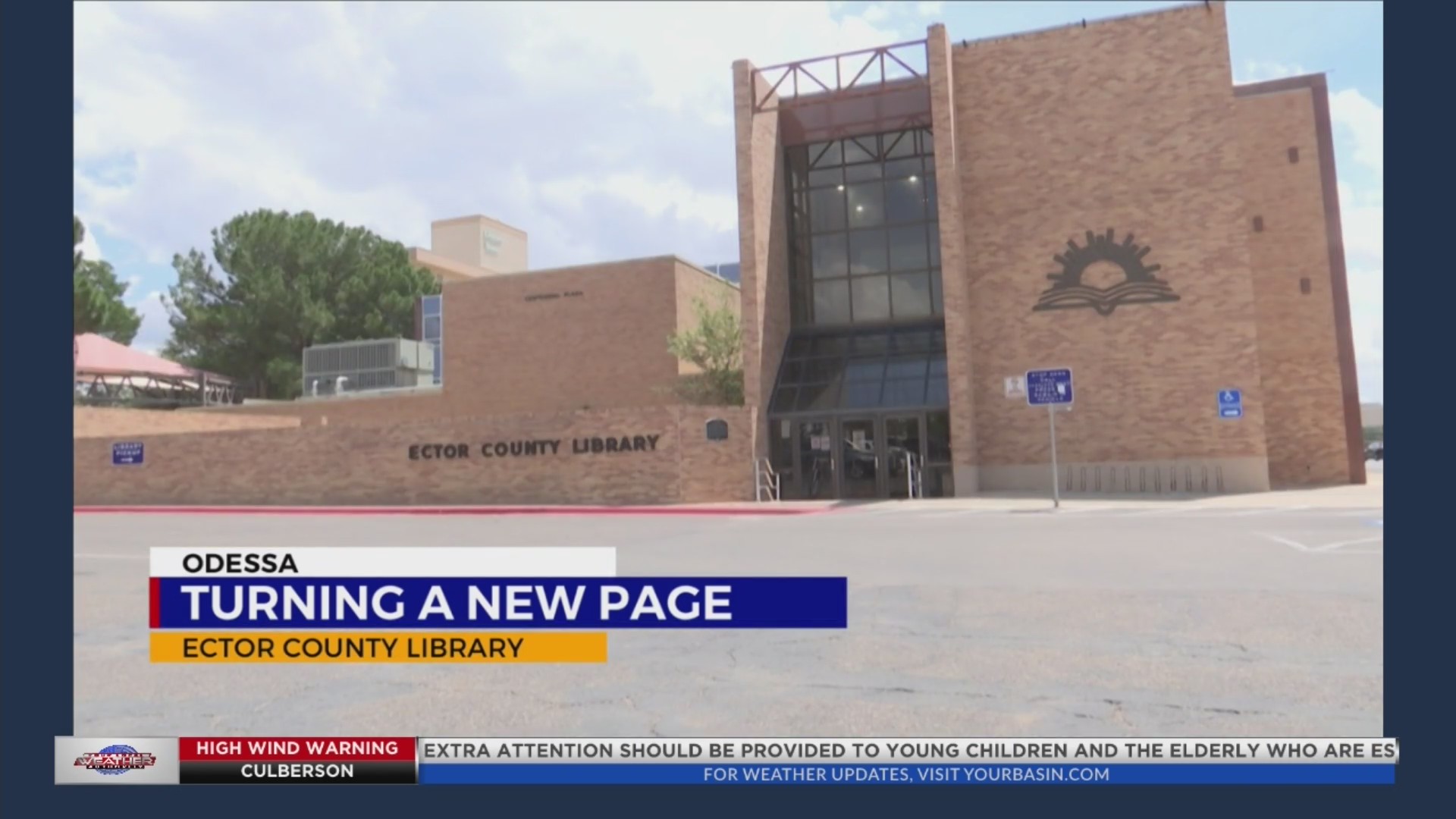 Ector County Library is turning a new page