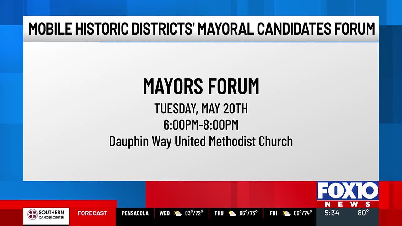 Mayoral candidates forum set May 20 in Mobile
