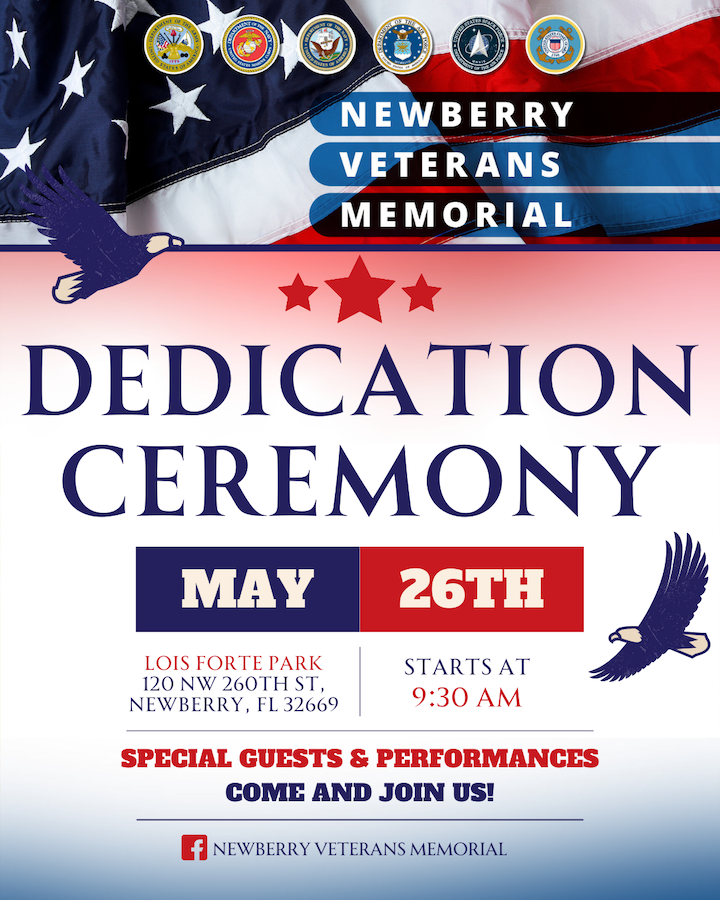 Newberry to unveil Veterans Memorial with special Memorial Day ribbon ...