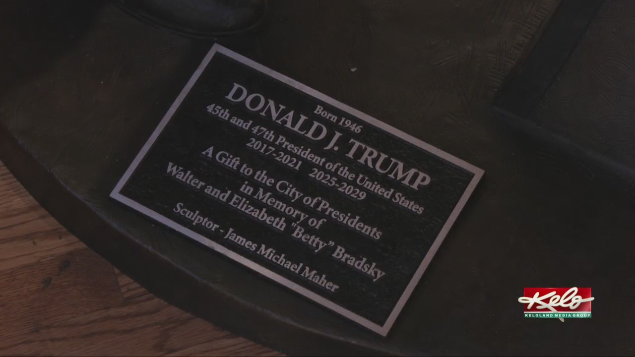 President Trump's statue is added in Rapid City