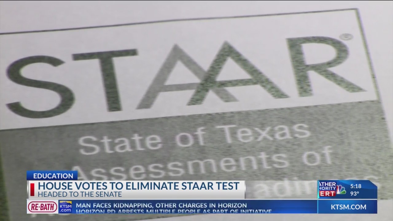 Texas House passes bill to eliminate STAAR