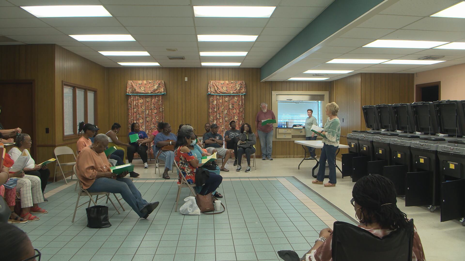 Election commissioners hold poll manager training in Laurel