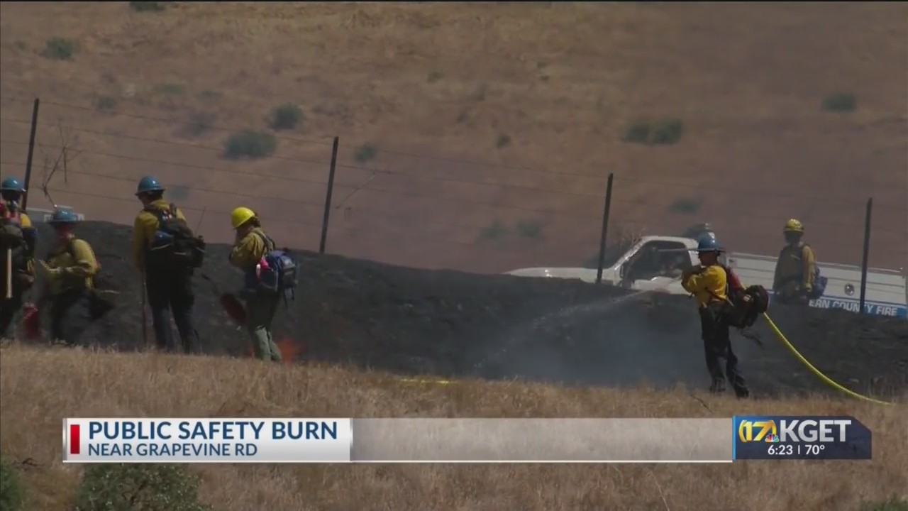 Prescribed burn held near Grapevine Road: KCFD
