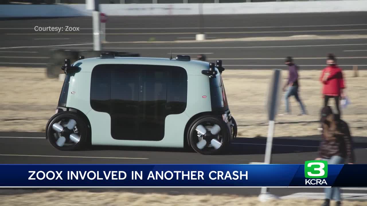 Before Vegas crash, a Zoox robotaxi was involved in a crash in SF
