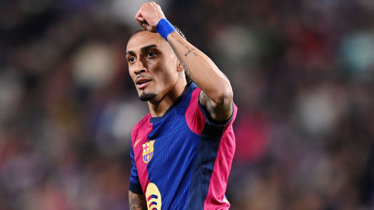 Ronaldinho my role model – Raphinha names four players who inspired his ...