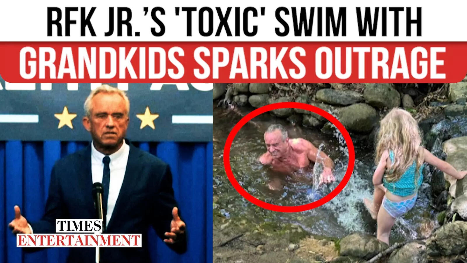 RFK Jr. SLAMMED For Letting Grandkids Swim In TOXIC Water | Public OUTRAGE Over Reckless Stunt