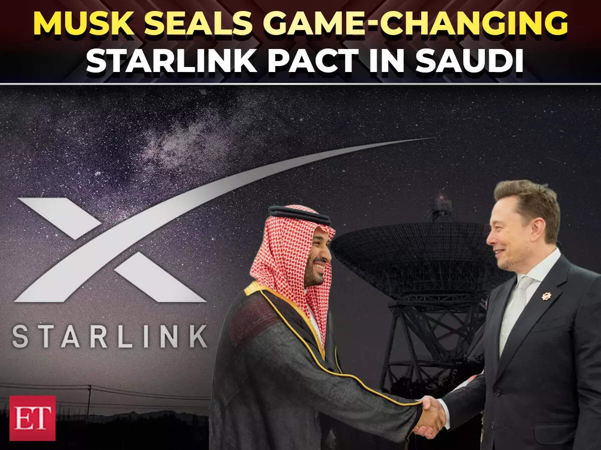 Starlink enters Saudi! Elon Musk seals major deal during Trump’s Gulf ...