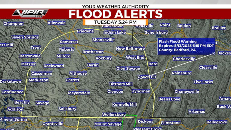 Somerset County community under state of emergency during flash flooding