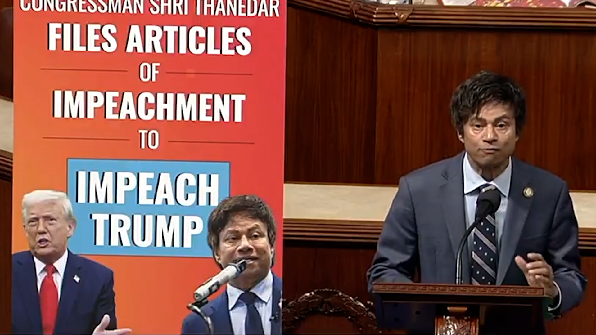 Shri Thanedar Introduces Trump Impeachment Articles: 'Congress Must Act'