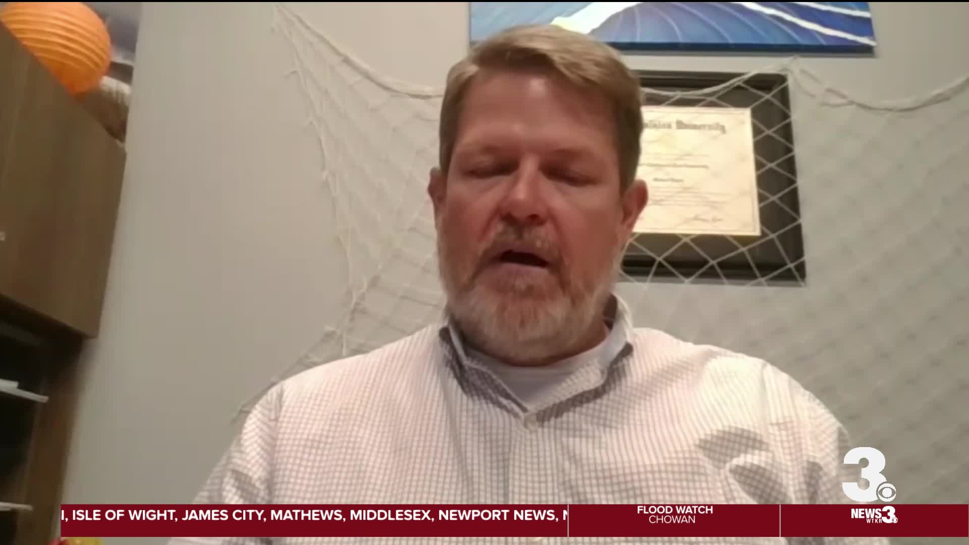 Tide gate up and ready for rain at VB's Lake Windsor