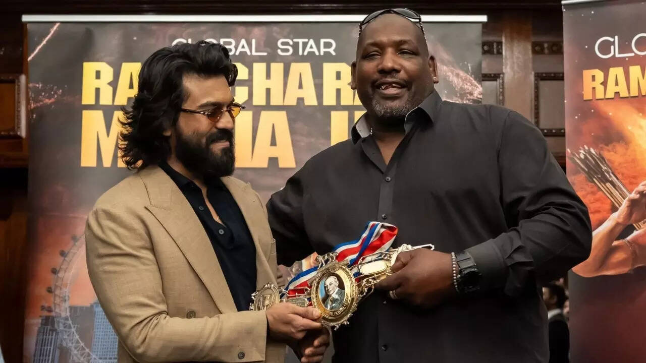 Ex-British boxing champion Julius Francis turns bouncer for Ram Charan ...