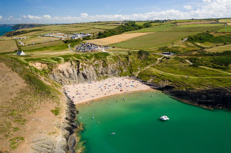 The eco campsite with a perfect beach location and tiny caban selling ...