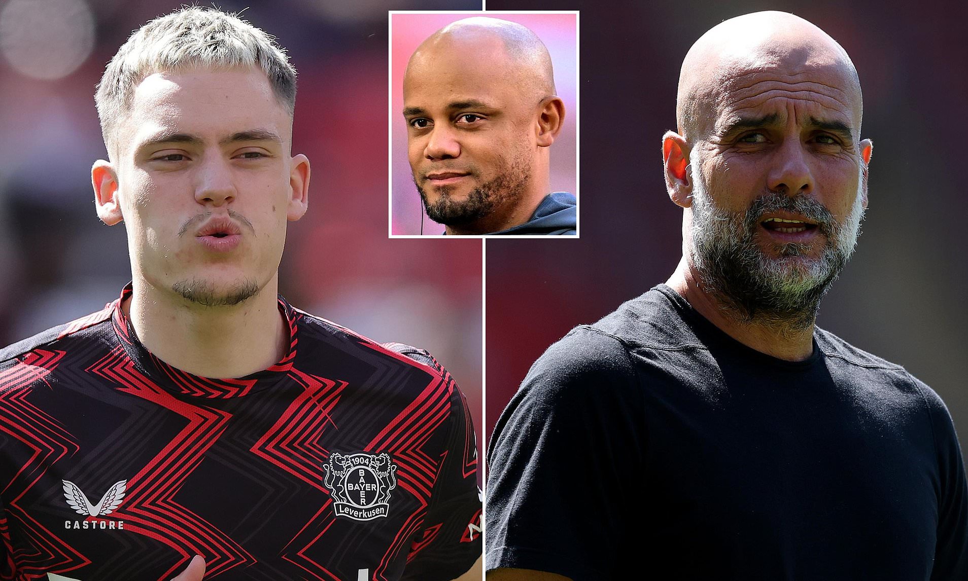 Florian Wirtz's parents meet Man City officials in England - but HAVEN'T spoken to Pep Guardiola ...